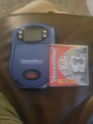 VINTAGE 2003 Video Now Personal Video Player Hasbro BLUE RETRO PORTABLE ...