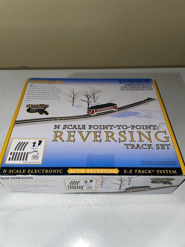 BACHMANN N SCALE POINT TO POINT REVERSING TRACK SET train trolley bump ...