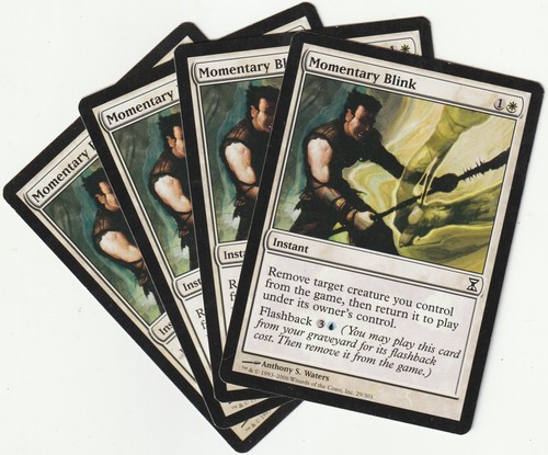 4 MAGIC The Gathering MOMENTARY BLINK White Instant PLAYSET TSP/EN NM/EX | eBay