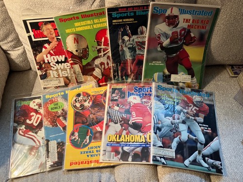 9 Nebraska Cornhuskers Football Sports Illustrated 1967-1995 FREE ...