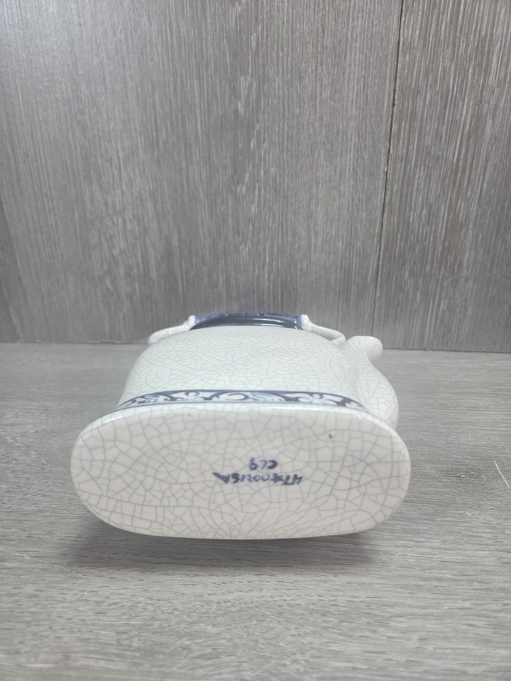 Vintage Dedham Pottery The Potting Shed Rabbit Border Teapot Mantle ...