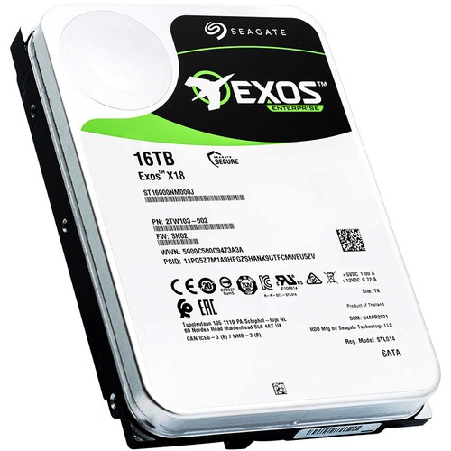 Seagate Exos X18 16TB SATA 6Gb/s Enterprise HDD (ST16000NM000J) | eBay