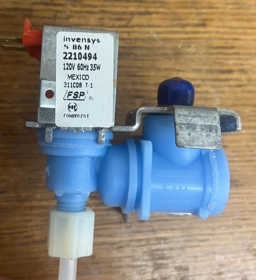 INVENSYS 2210494 S-86 UNIVERSAL REFRIGERATOR ICE MAKER WATER VALVE | eBay