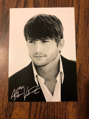 Ashton Kutcher Signed Autograph 5x7 Photo Preprint Auto Pen | eBay