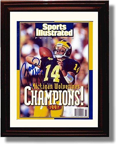 Unframed Michigan Wolverines - Brian Griese 1997 National Champions SI ...