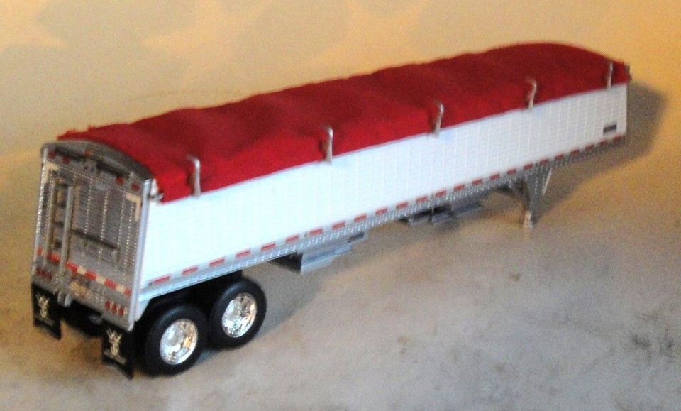 DCP SILVER RED WHITE WILSON COMMANDER GRAIN TRAILER 1/64 60-1463 T | eBay