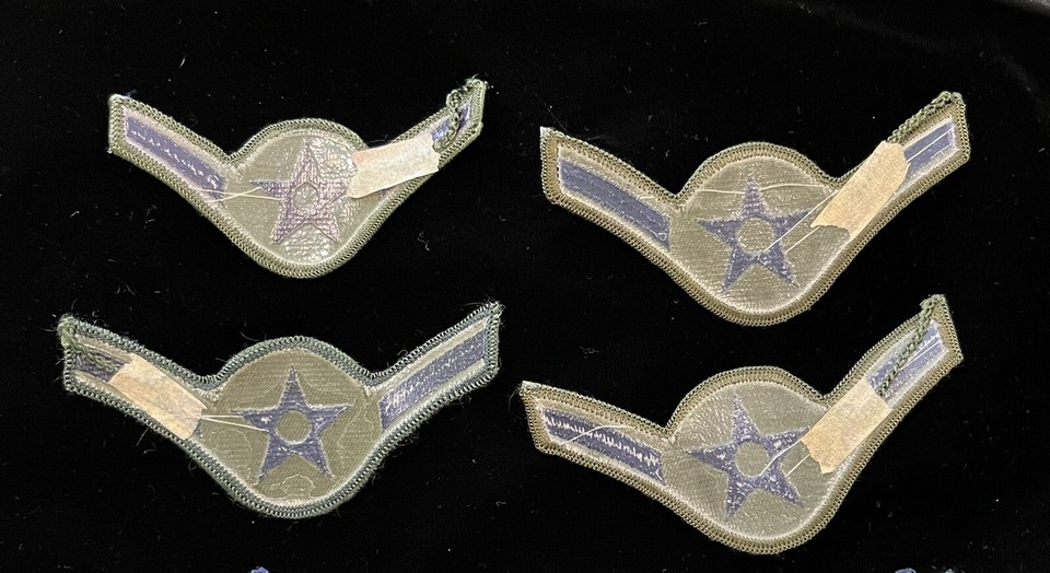 Genuine US Air force Military Airman 1 stripe patches Vintage New ...