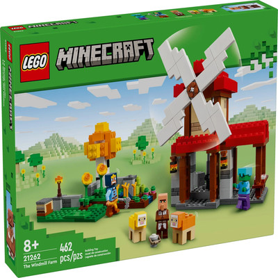 LEGO Minecraft The Windmill Farm 21262 Building Toy Set Minecraft ...