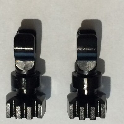 Lego Black skeleton leg x 2 6266/31733 10253 10270 6243 70732 10217 ...