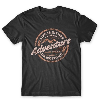 Adventure T-Shirt. 100% Cotton Premium Tee NEW | eBay