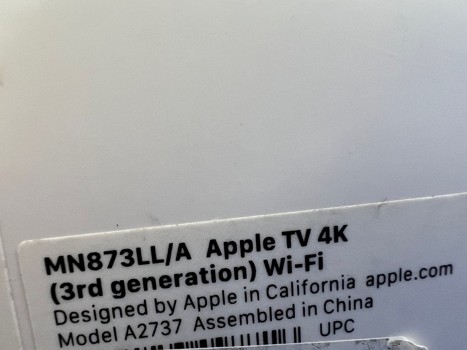 Apple tv 4k 64GB Wi-Fi MN873LL/A black _ A2737 194253097716| eBay