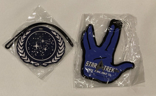 Star Trek the Cruise Spock Hand & Federation Luggage ID Tag Sealed NEW ...