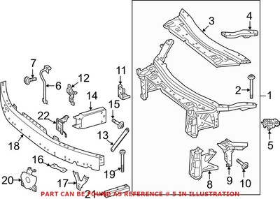 Genuine OEM Driver Left Radiator Support Bracket For Mercedes ...
