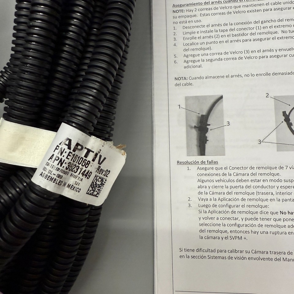 2024-2025 Silverado Sierra Auxiliary Trailer Camera Kit 86584186 ...