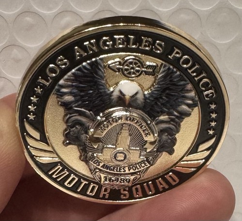 LAPD Challenge Coin Motor squad | eBay