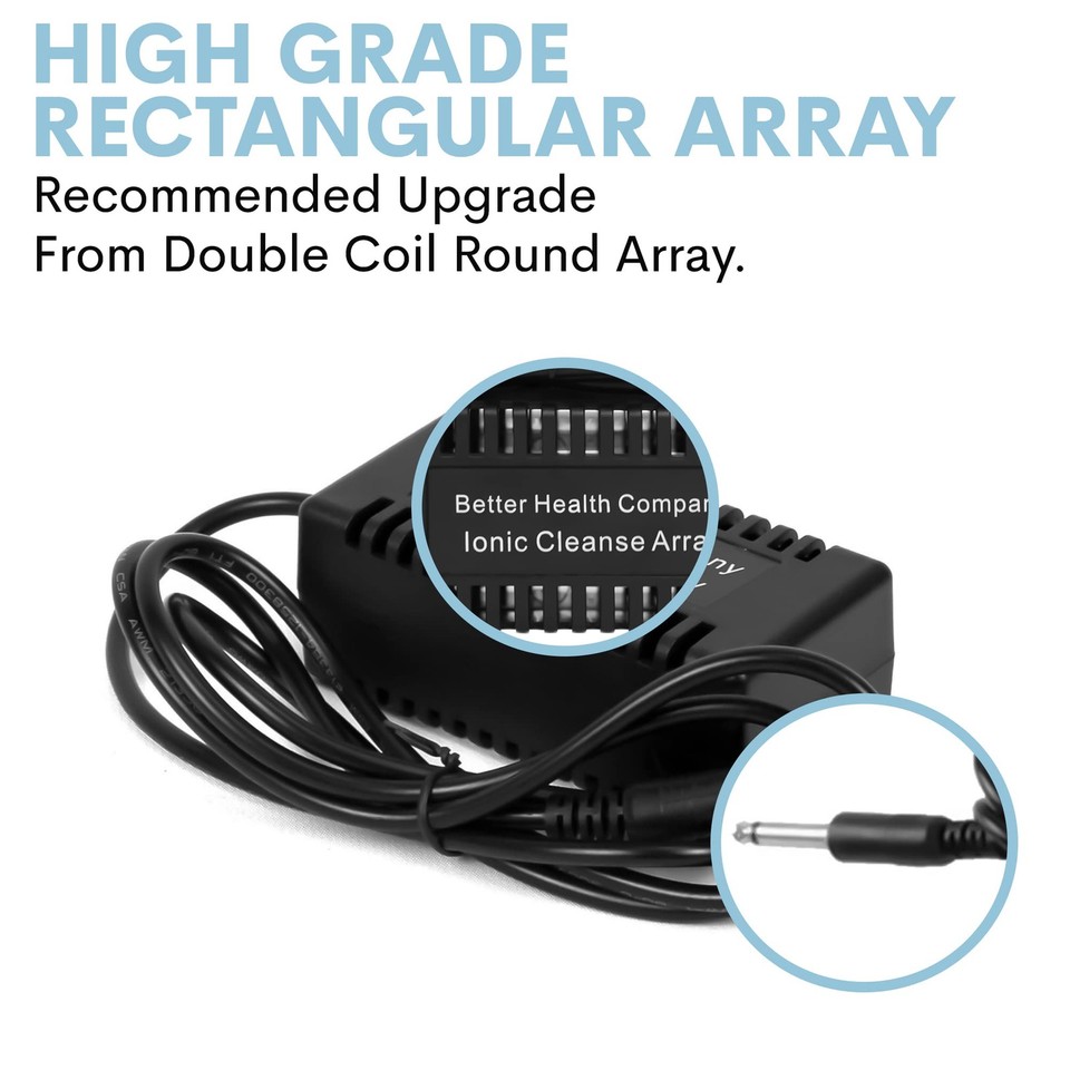 BHC Arrays for Ionic Detox Foot Bath | Rectangular Black Ionic Cleanse ...