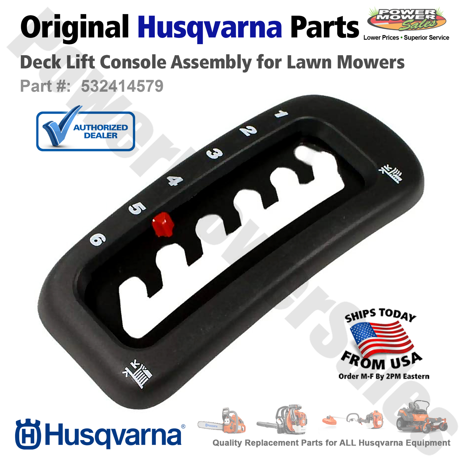 Husqvarna Deck Lift Console Assembly (BL/RBT.TLT) for Lawn Mowers ...