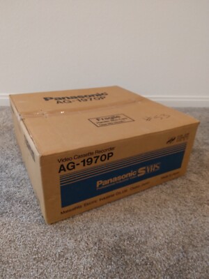 *NEW* Panasonic AG-1970P AG-1970 6-Head Hi-Fi Editing Super S-VHS VCR ...
