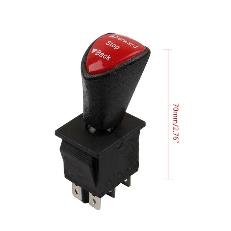joystick on/off/on red 12v DPDT 6Pin Latching Rocker KCD4-604-6P Car ...