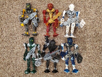 Lego Bionicle Toa Inika Lot Of 6 No Spheres | eBay