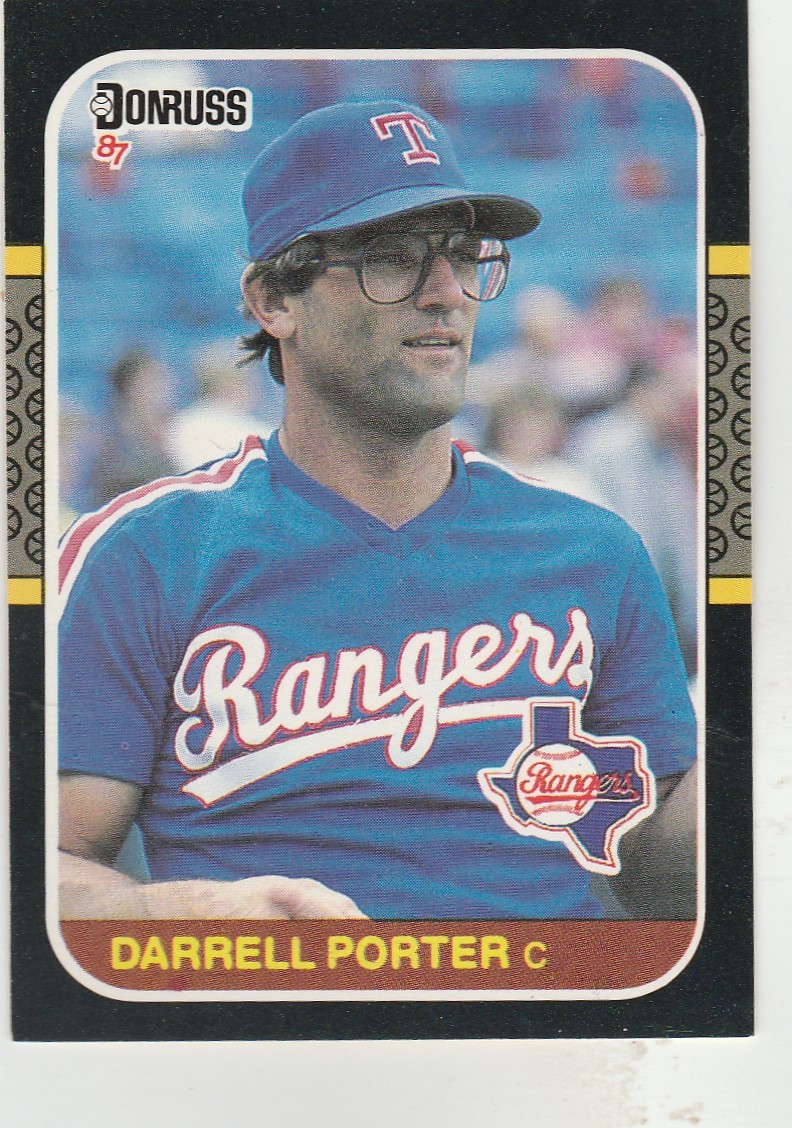 FREE SHIPPING-MINT-1987 Donruss Texas Rangers Baseball Card #593 ...