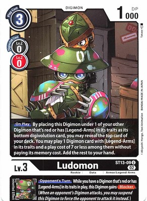ST13-09 U Ludomon Digimon ST13-09 Digimon | eBay