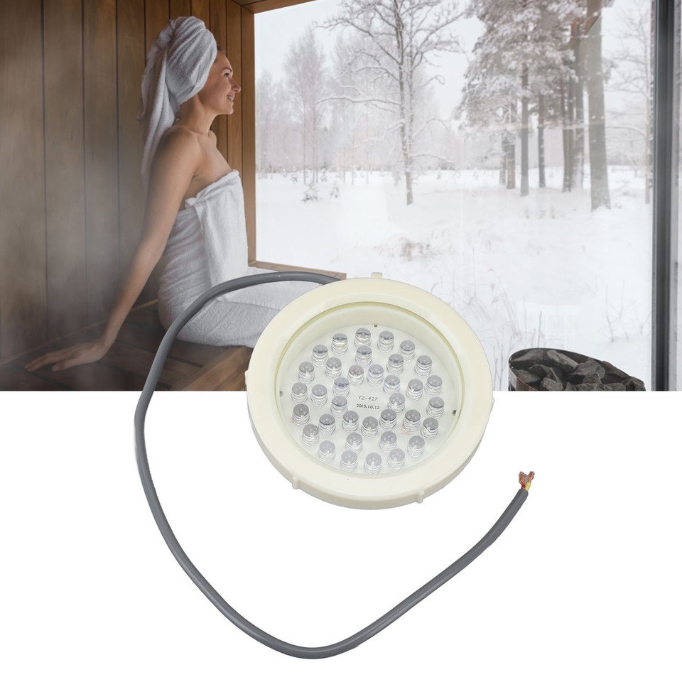 LED Pool Lights 140mm Waterproof 8W AC24V Engineering Plastic Colorful ...