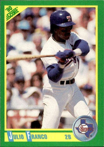 card Baseball 1990 Score #160 Julio Franco | eBay