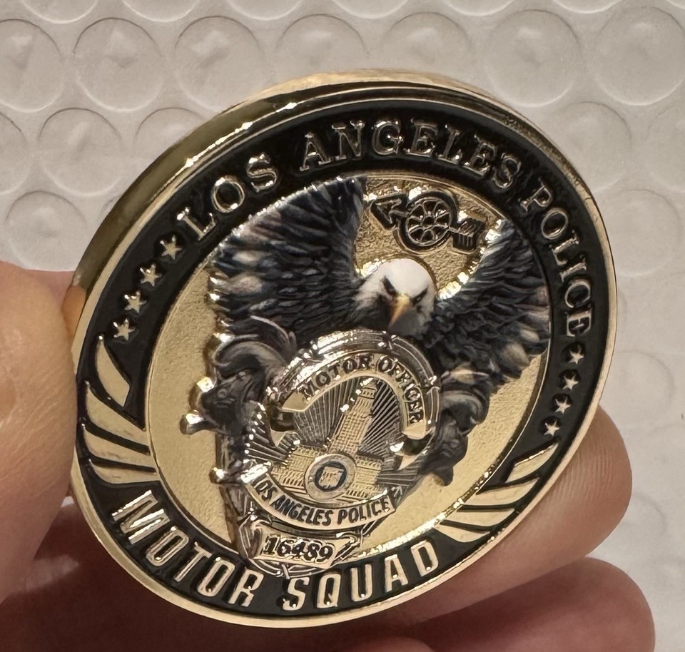 LAPD Challenge Coin Motor squad | eBay