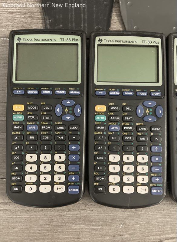 Lot of 4 Texas Instruments TI-83 TI-83 Plus Graphing Calculators | eBay