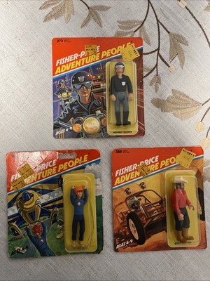 1970s Fisher-Price Adventure People #373 386 388 Trooper Dune Buster ...