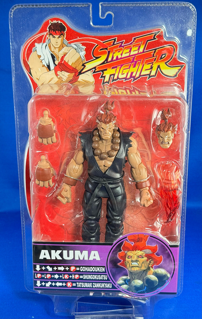 SOTA TOYS 6" 1:12 SCALE STREET FIGHTER AKUMA ROUND 4 FIGURE BLACK ...