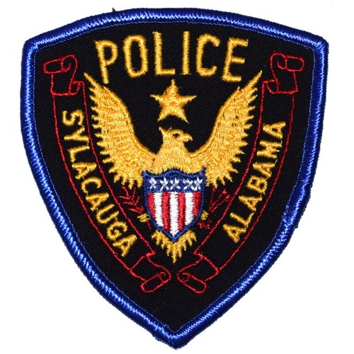 SYLACAUGA ALABAMA AL Police Patch STAR OVER GOLDEN EAGLE VINTAGE OLD ...
