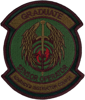 USAF 26th WEAPONS SQUADRON PATCH - AIC GRADUATE SENSOR OPERATOR ...