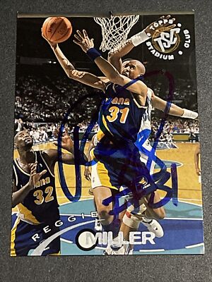 1994-95 Stadium Club Basketball MEMBER ONLY REDEMPTION REGGIE MILLER ...