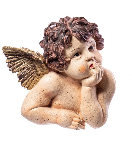 Hänge Wand Engel Engelsfigur Büste Putte Putto Barockengel Engelsflügel ...