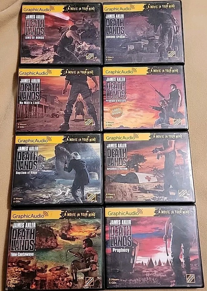 James Axler Deathlands Graphic Audio CD LOT Of 31 Audiobook Movie In ...