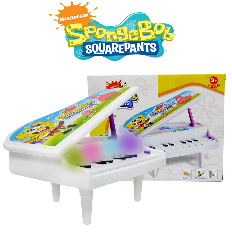 DISNEY SPONGEBOB KID BOY ELECTRONIC PIANO KEYBOARD ORGAN EDUCATIONAL ...