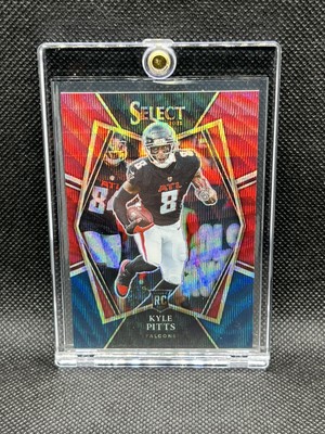 2021 Panini Select Kyle Pitts Premier Level Tri-Color Prizm /199 ...