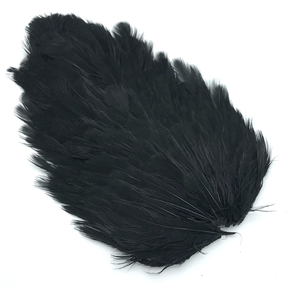 INDIA HEN BACK - Hareline Fly Tying Soft Hackle Saddle Feathers - 5 ...