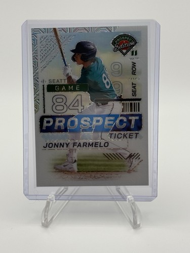 2024 Panini Prospect Edition Baseball Ticket #87 Jonny Farmelo Silver ...