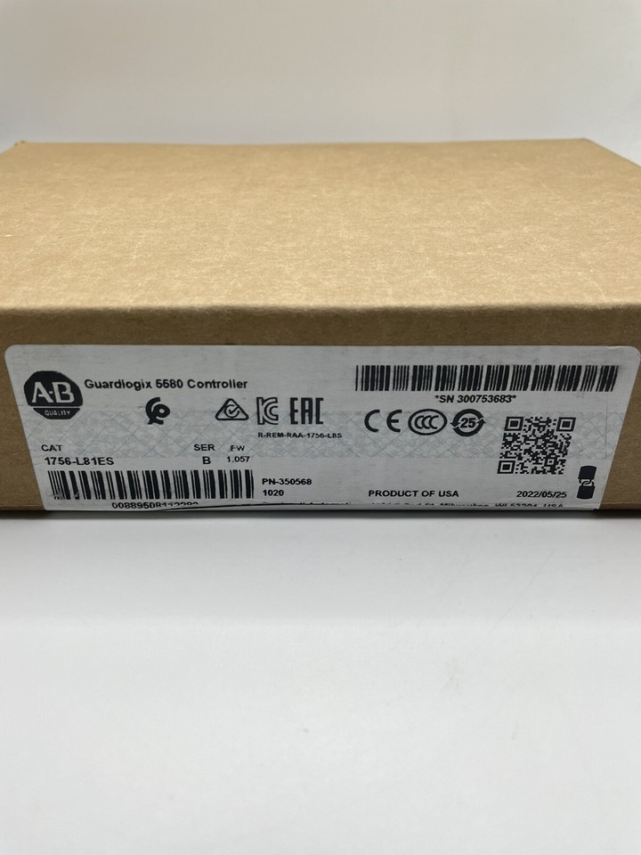 Allen-Bradley 1756-L81ES Guard Logix 5580 Controller NEW IN BOX ...