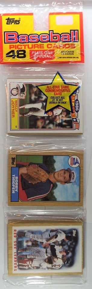 Wally Joyner/Mark McGwire 1987 Topps Card# 366 RC Sealed Rack Pack | eBay