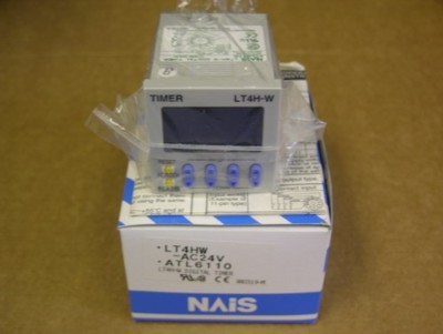 NAIS LT4HW-AC24V DIN 48 Size Digital Timer 11P Tube Type Base 1c Relay ...