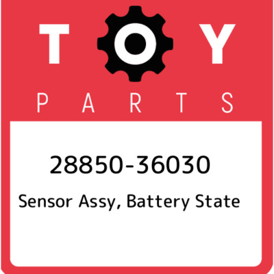 28850-36030 Toyota Sensor assy, battery state 2885036030, New Genuine ...