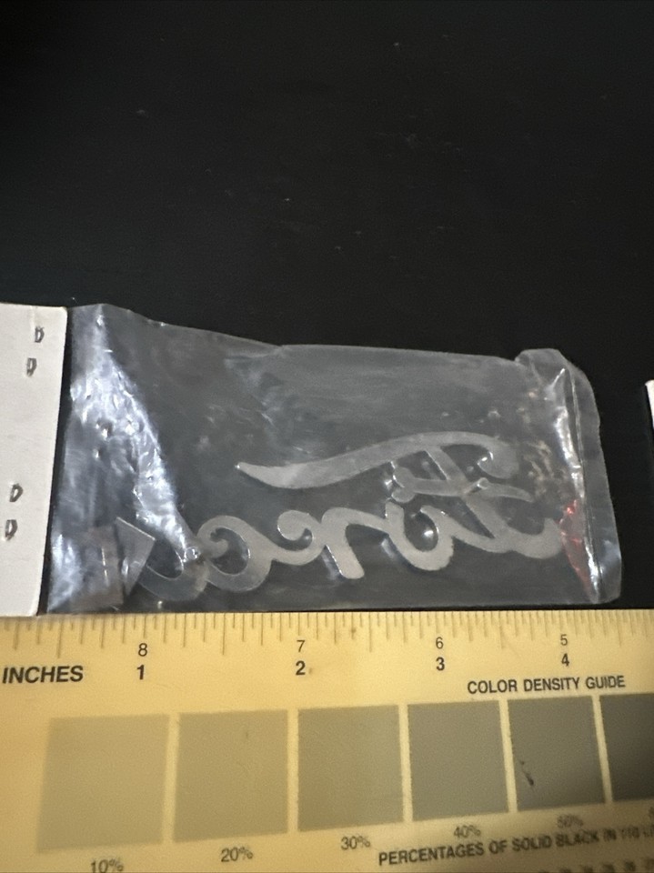 Vintage Ford Chrome Emblems Cursive Lettering Sealed Pkg (2) Qty 3in ...