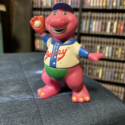 Vintage Fun Time baseball Barney figure | eBay