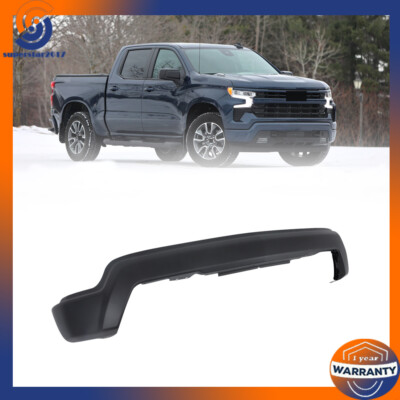 85103442 Front Bumper W/o Sensor Hole Black For Chevy Silverado 1500 ...