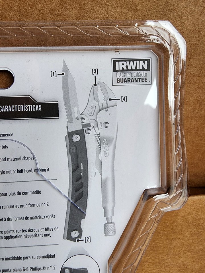 Irwin Vise-Grip 5" Curved Jaw Locking Multi Pliers 5WR, 1923454 **28 ...