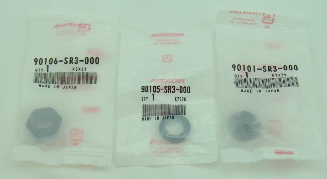 NEW OEM Honda Civic/CR-V Hatchback Strut Hardware 9010(1/5/6)-SR3-000 3 ...